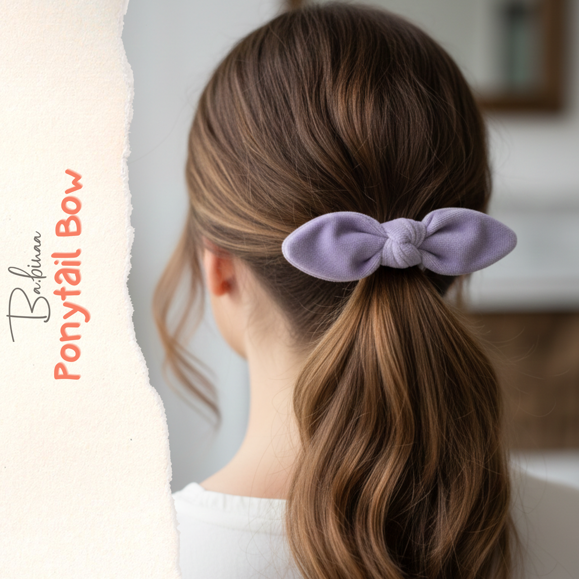 Ponytail Bow | Ba.binaa Patterns