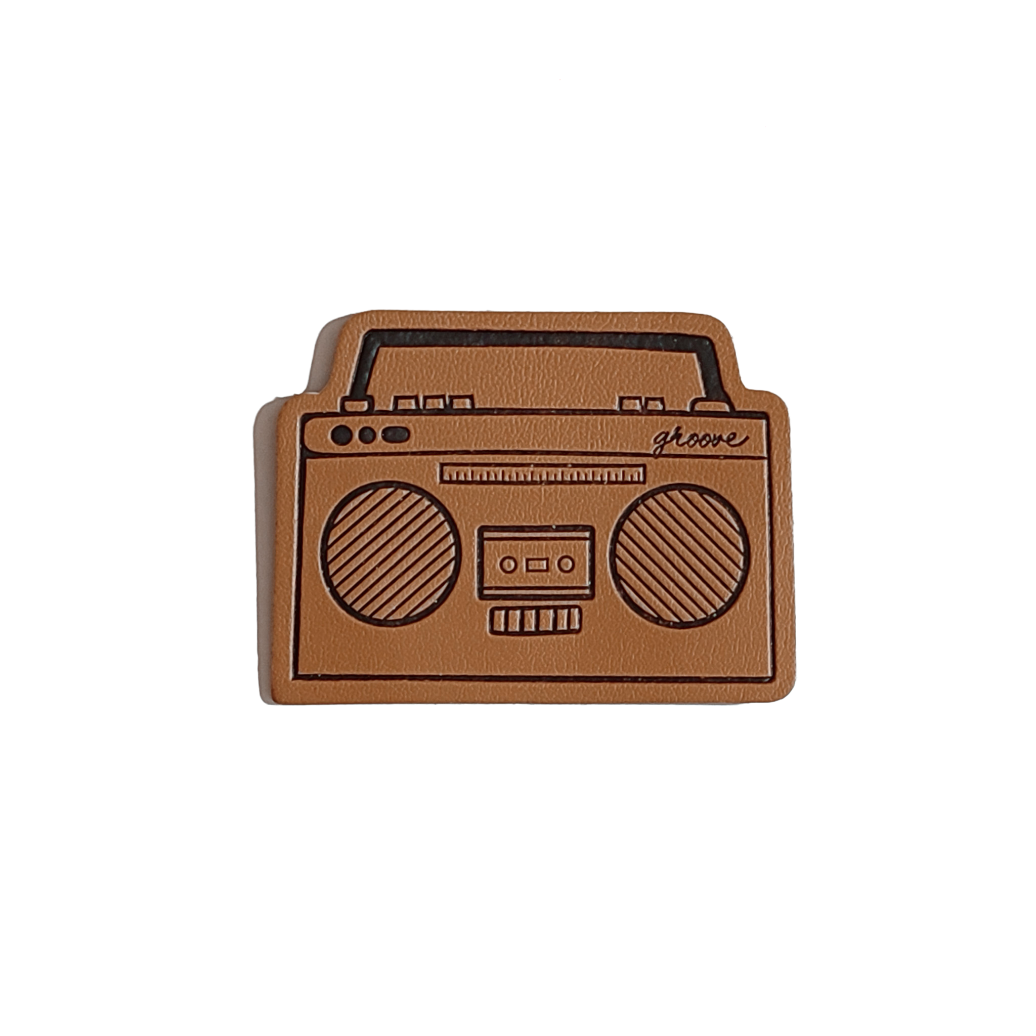 1 "Radio" synthetic leather label | Ba.binaa Patterns