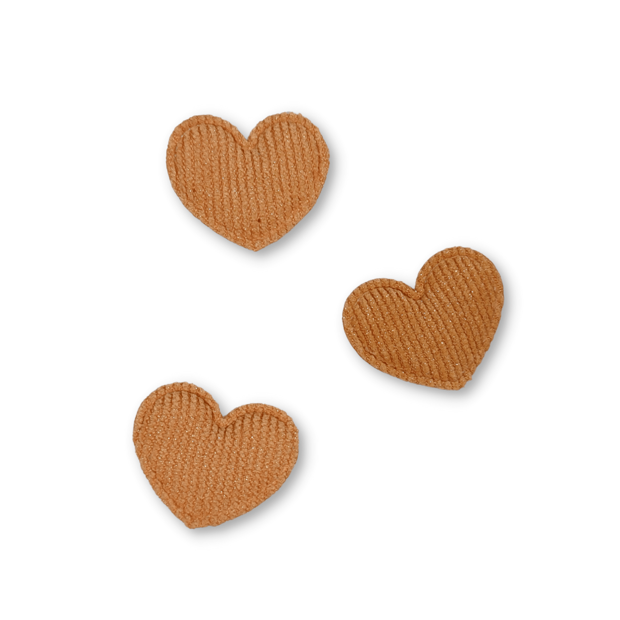 3 heart patch mustard yellow | Ba.binaa Patterns